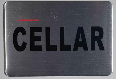 Cellar Floor Sign