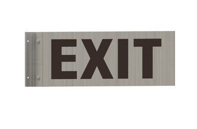 EXIT Sign -Two-Sided/Double Sided Projecting, Corridor and Hallway Sign ...