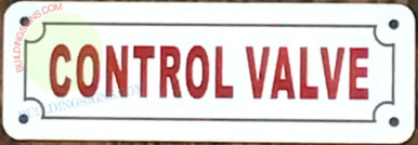 CONTROL VALVE SIGN