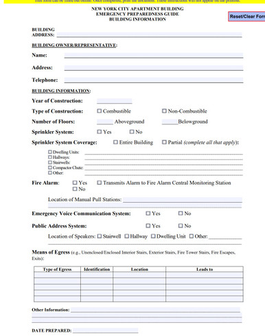 building-information sheet hpd nyc