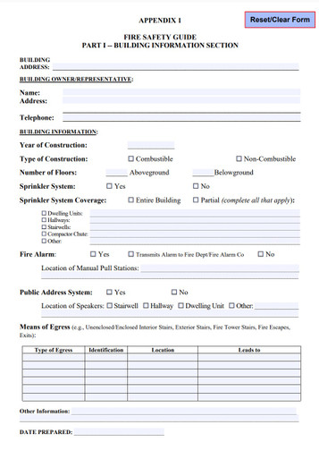 HPD NYC FIRE SAFETY GUIDE -HPD NYC FIRE SAFETY PLAN