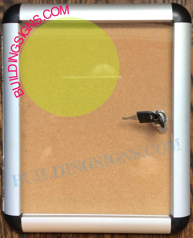 Indoor Enclosed Bulletin Board Cabinet - Bulletin Board Lockable ...