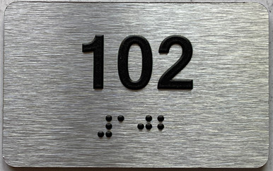 Apartment number 102 sign -Unit Number 102 sign / Suite 102 sign with ...