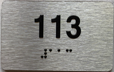 Apartment number 113 sign -Unit Number 113 sign / Suite 113 sign ...
