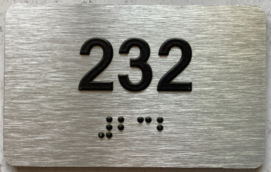 Apartment number 232 sign -Unit Number 232 sign / Suite 232 sign ...