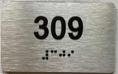 Apartment number 309 sign -Unit Number 309 sign / Suite 309 sign ...