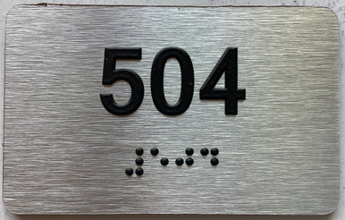 Apartment number 504 sign -Unit Number 504 sign / Suite 504 sign ...