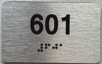 Apartment number 601 sign -Unit Number 601 sign / Suite 601 sign ...