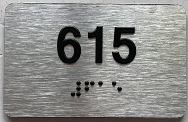 Apartment number 615 sign -Unit Number 615 sign / Suite 615 sign ...