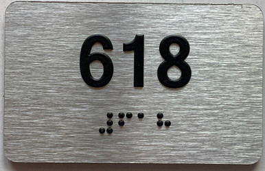 Apartment number 618 sign -Unit Number 618 sign / Suite 618 sign ...