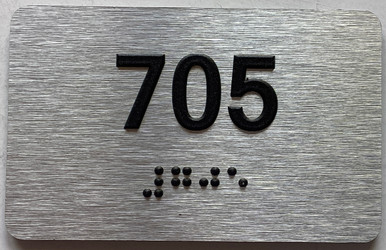 Apartment number 705 sign -Unit Number 705 sign / Suite 705 sign ...