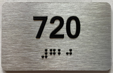 Apartment number 720 sign -Unit Number 720 sign / Suite 720 sign ...