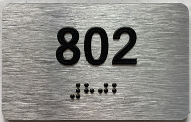 Apartment number 802 sign -Unit Number 802 sign / Suite 802 sign ...