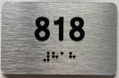 Apartment number 818 sign -Unit Number 818 sign / Suite 818 sign ...