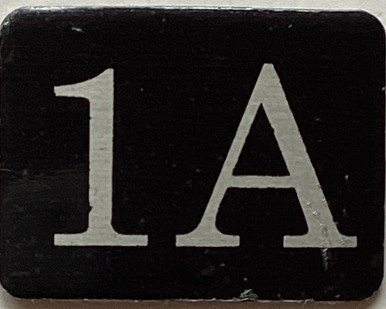 1A Mailbox Number Sign / Locker Number Sign – Rust-Free Aluminum with ...