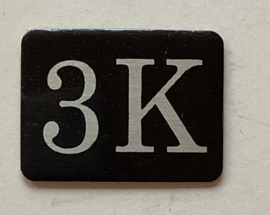 3K Mailbox Number Sign / Locker Number Sign – Rust-Free Aluminum with ...