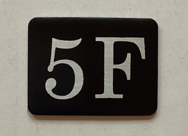 5F Mailbox Number Sign / Locker Number Sign – Rust-Free Aluminum with ...