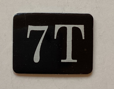 7T Mailbox Number Sign / Locker Number Sign – Rust-Free Aluminum with ...