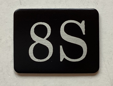 8S Mailbox Number Sign / Locker Number Sign – Rust-Free Aluminum with ...