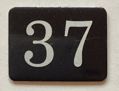 Number 37 Mailbox Number Sign / Locker Number Sign – Rust-Free Aluminum ...