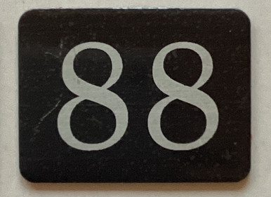 Number 88 Mailbox Number Sign / Locker Number Sign – Rust-Free Aluminum ...