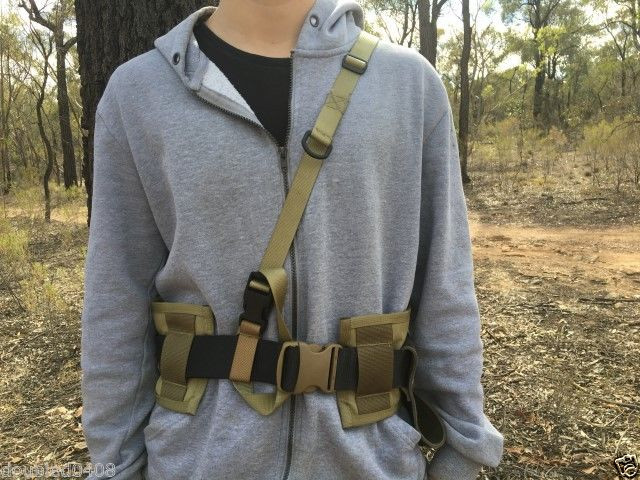 Padded Belt Pack Harness with Pick & Drink Holders