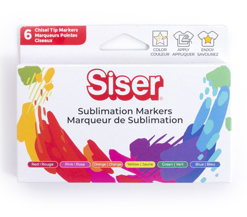 Siser Sublimation Markers Primary Pack