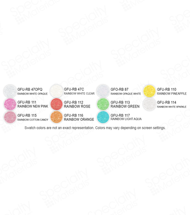 Glitterflex Ultra Rainbows | Color Craft Vinyl
