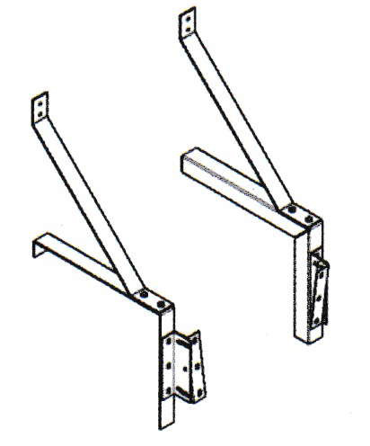 Mars B0010 19" Clearance Extended Offset Mounting Bracket