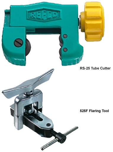 Refco RS25 Tube Cutter & 525F Flaring Tool Combo Pack