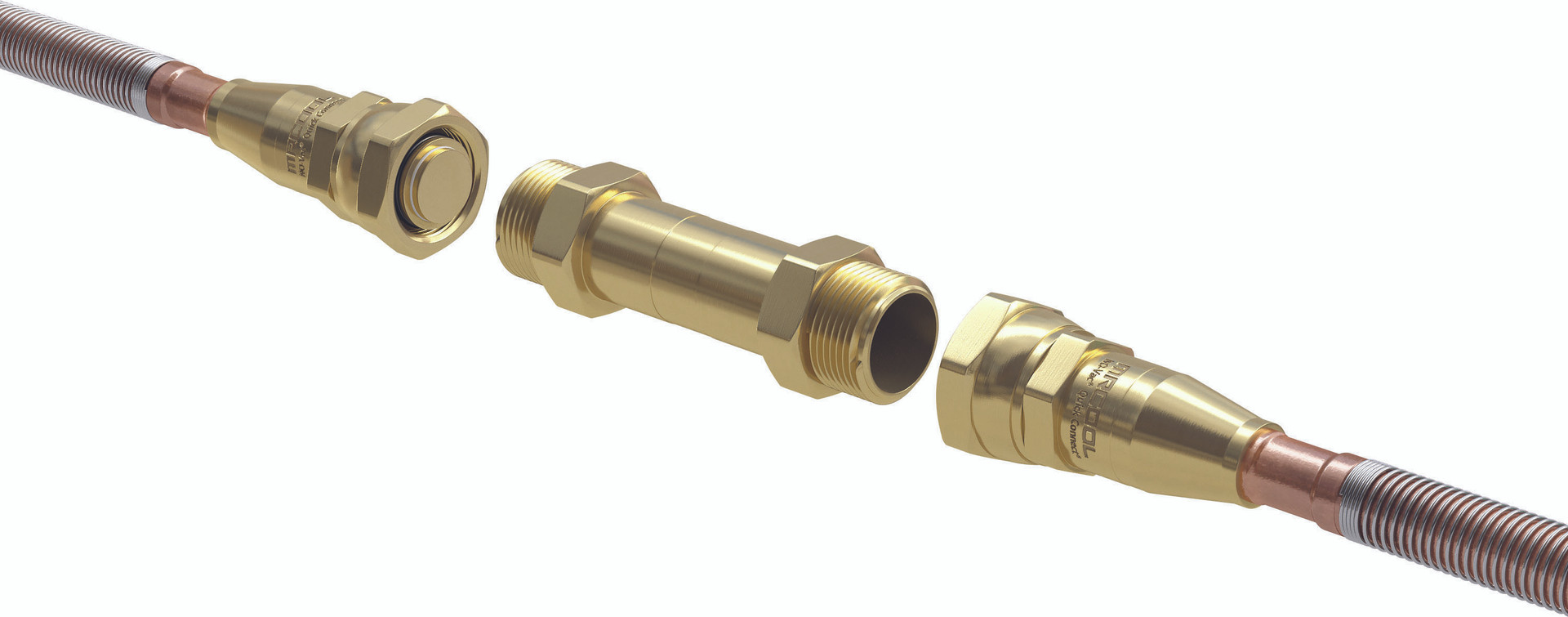 MrCool DIYCOUPLER-1412K75C 2 Couplers with 75 Ft MC-5 Pro-Cable for Mr ...