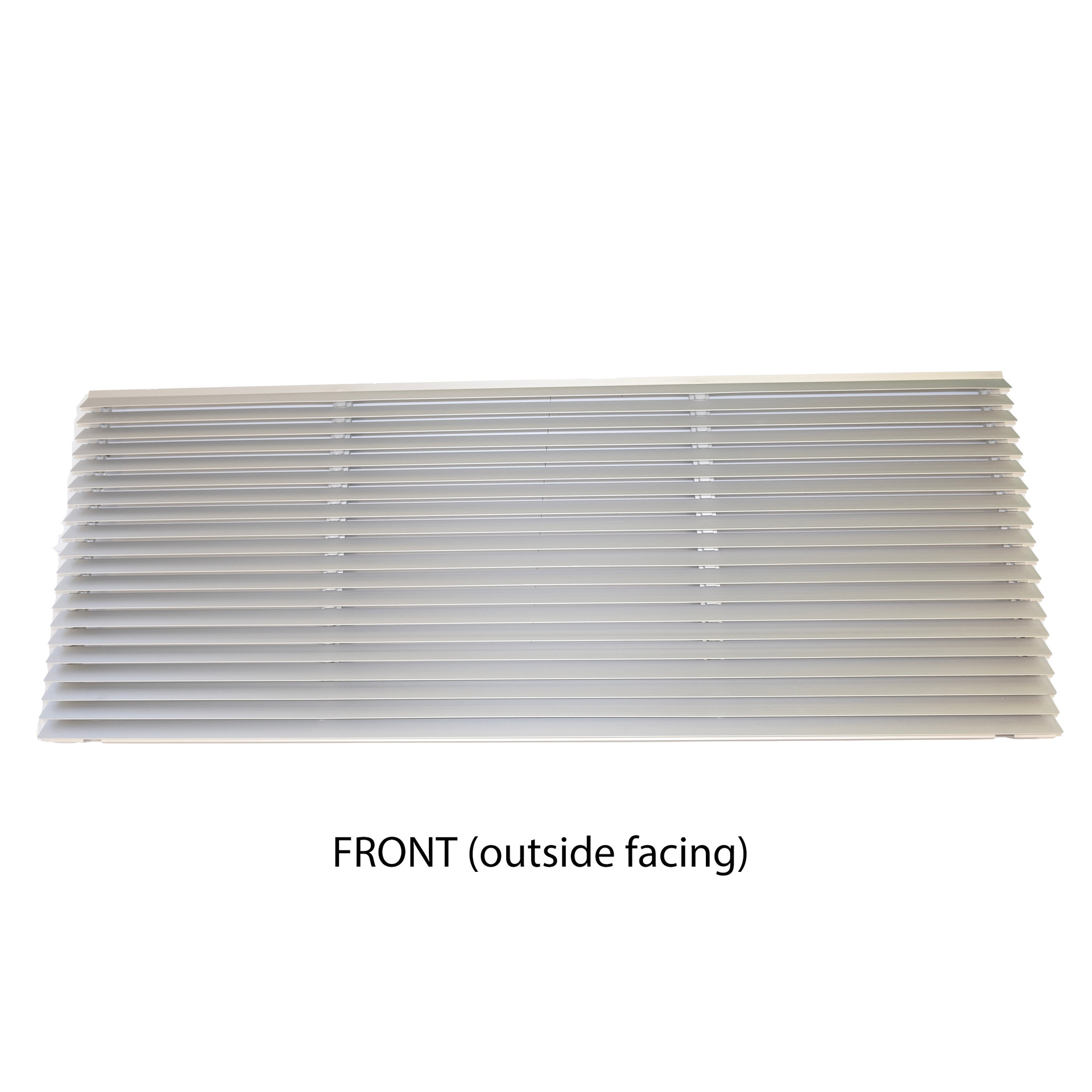 Friedrich PXAA Clear Extruded Aluminum PTAC Grille