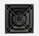 King KFUH-RD Radial Air Diffuser