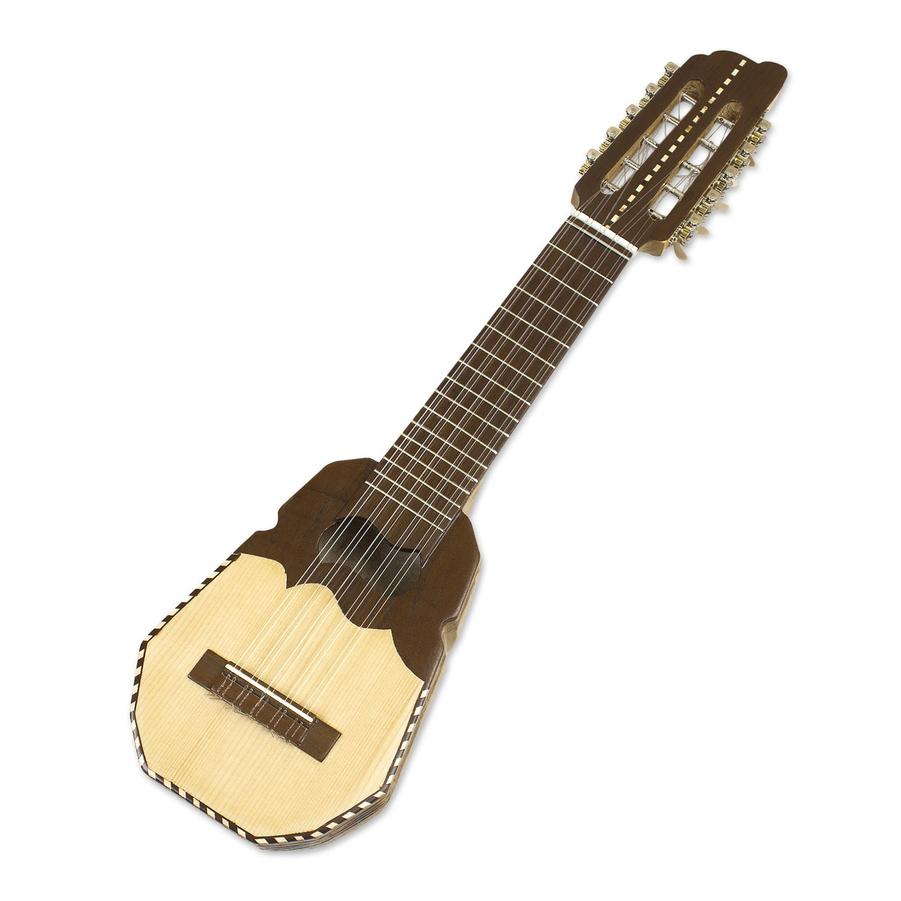 Genuine Peruvian Charango Guitar with Case 'Inca Sun' - Smithsonian ...
