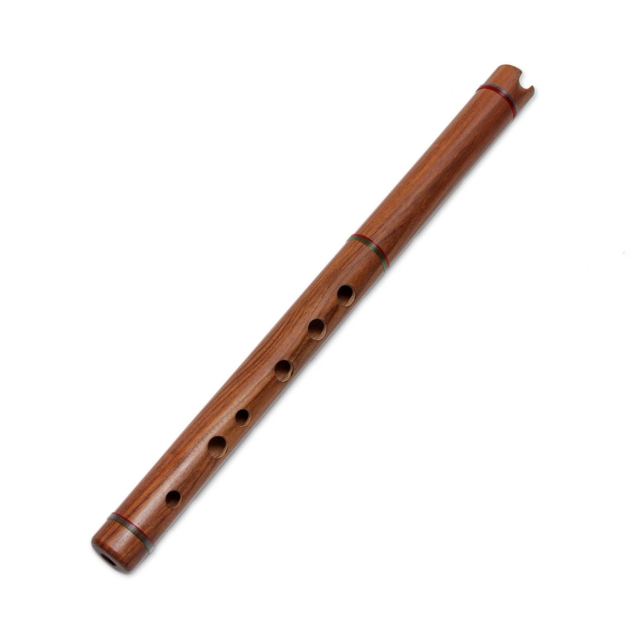Quena Wood Inca Flute with Case Handmade in Peru 'Jacaranda ...