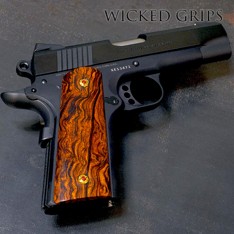 Wood 1911 Grips