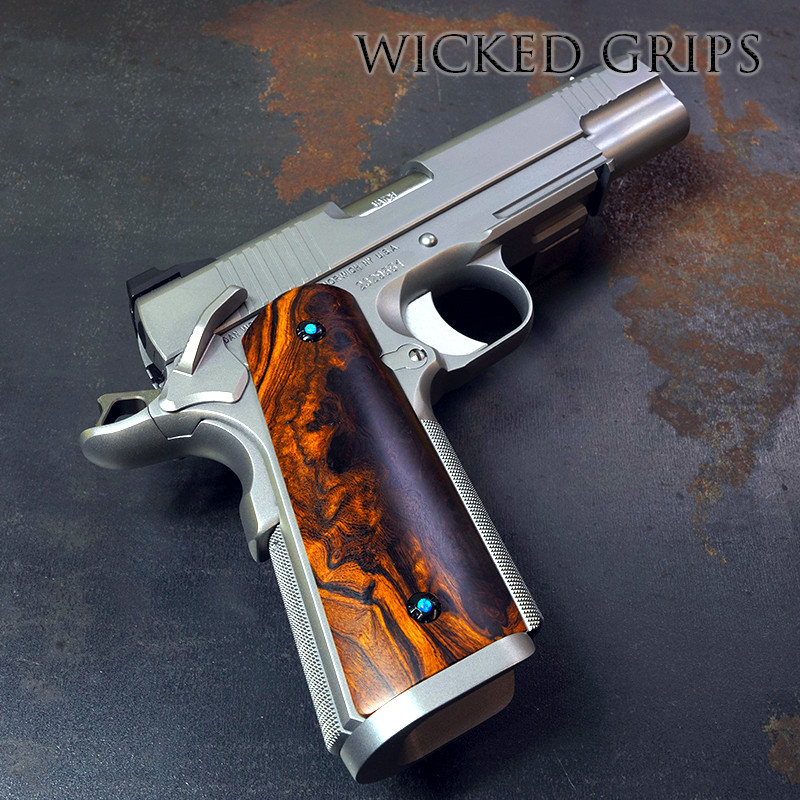 Wood 1911 Grips