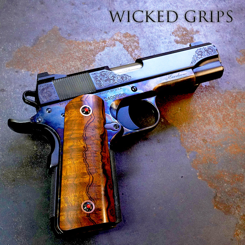 Wood 1911 Grips
