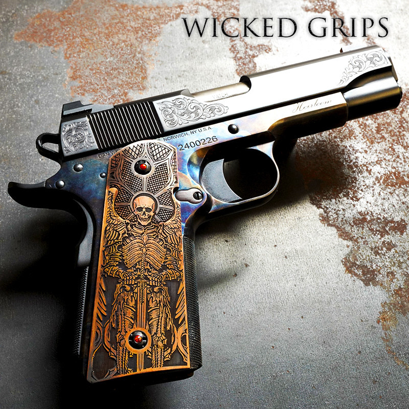 Engraved 1911 Grips