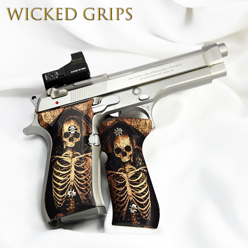 BERETTA 92FS GRIPS SWORD CUTLASS BLACK LAGOON