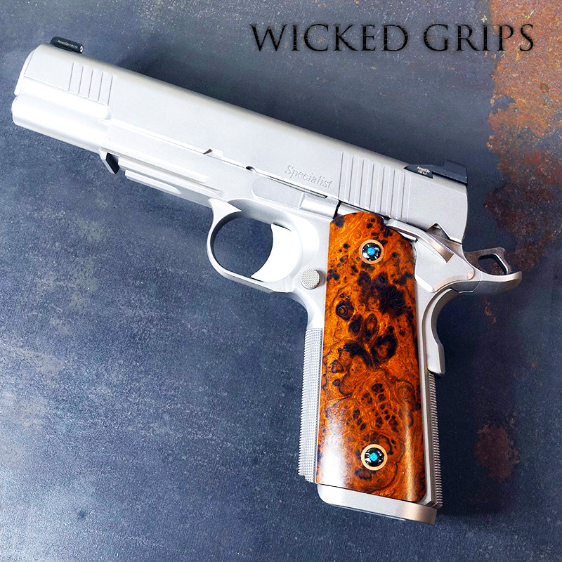 Wood 1911 Grips
