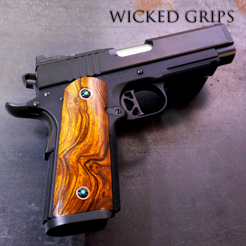 Wood 1911 Grips