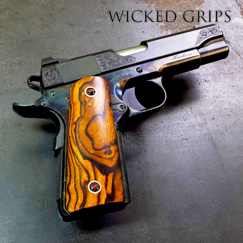 Wood 1911 Grips