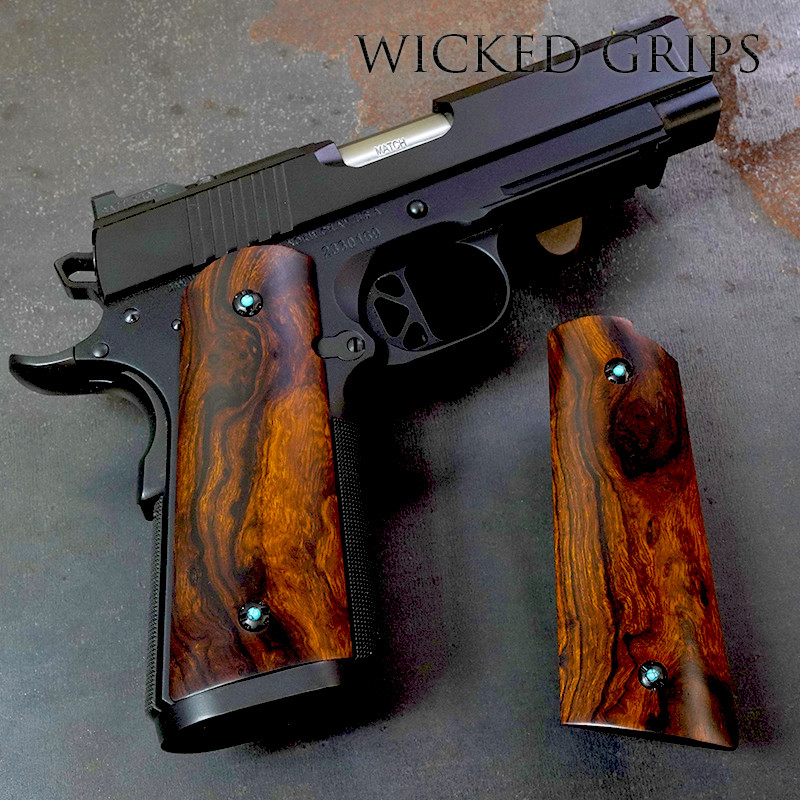 Wood 1911 Grips