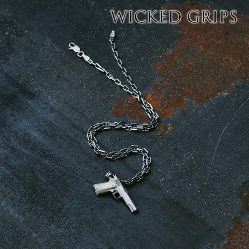 Silver AK-47 Magazine Pendant