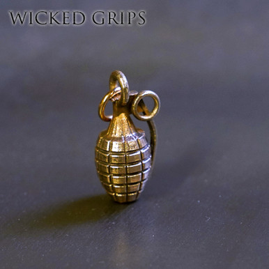 BRONZE FRAG GRENADE PENDANT