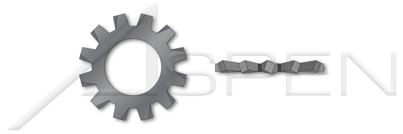 Tooth Lock Washers #6 External Steel ASME B18.21.1 WA092