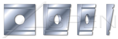M20 DIN 434, Metric, Square Tapered Washers for U-Sections, Steel, Zinc ...