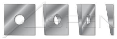 Square Beveled Malleable Levelling Washers 5/16", ID=11/32", OD=1", THK ...