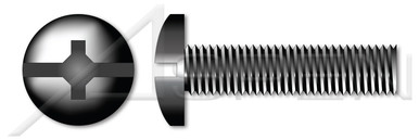 Machine Screws #6-32 X 3/8" Pan Phillips-Slot Steel Black Oxide ASME ...